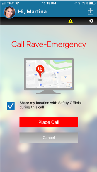 Rave Guardian App
